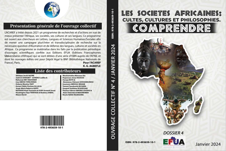 OUVRAGE COLLECTIF N°4 / JANVIER 2024 - E.F.U.A EDITIONS