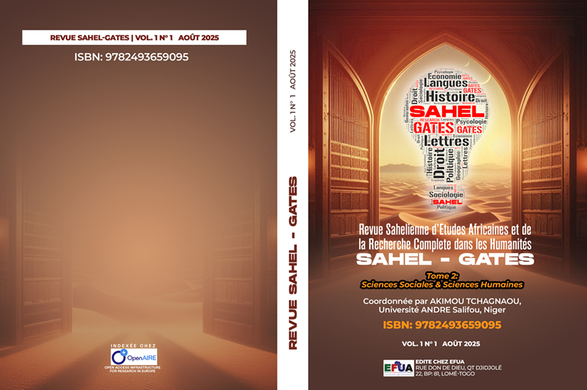 SAHEL-GATES AOUT 2025 TOME 2 - E.F.U.A EDITIONS